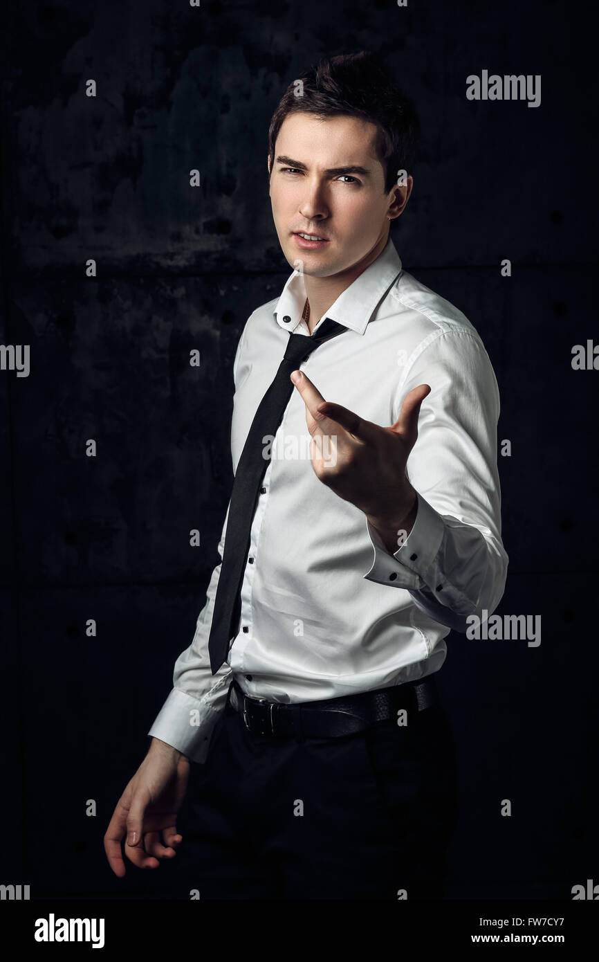 Portrait of successful businessman Stock Photo - Alamy