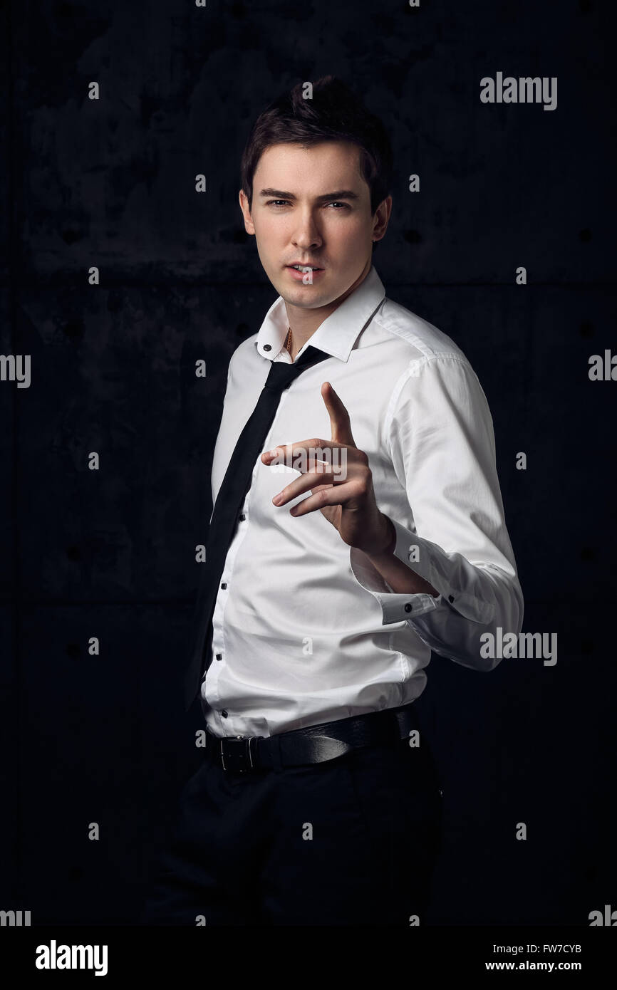 Portrait of successful businessman Stock Photo - Alamy