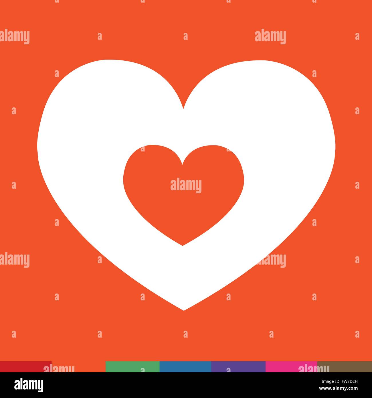 Heart icon Illustration sign design Stock Vector Image & Art - Alamy