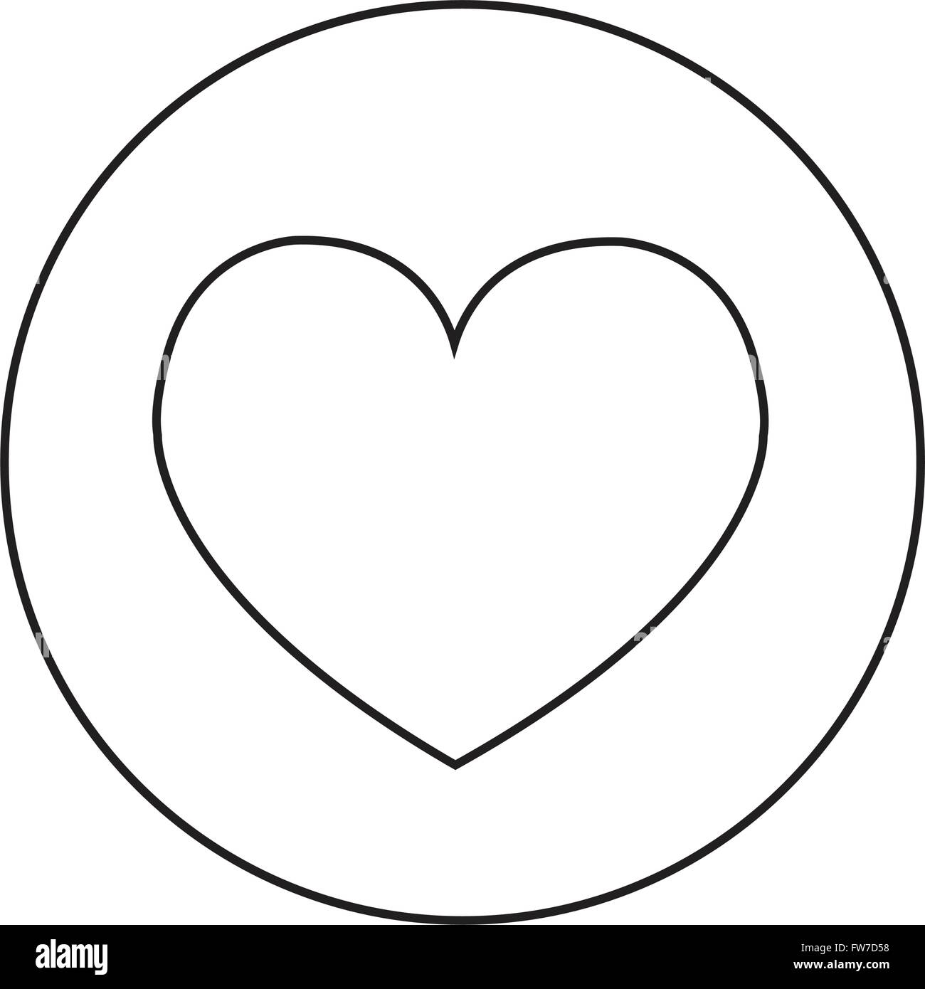Heart icon Illustration sign design Stock Vector Image & Art - Alamy