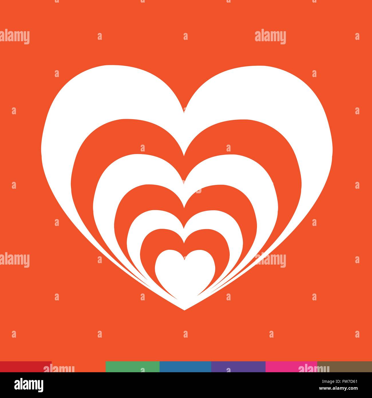 Heart icon Illustration sign design Stock Vector Image & Art - Alamy