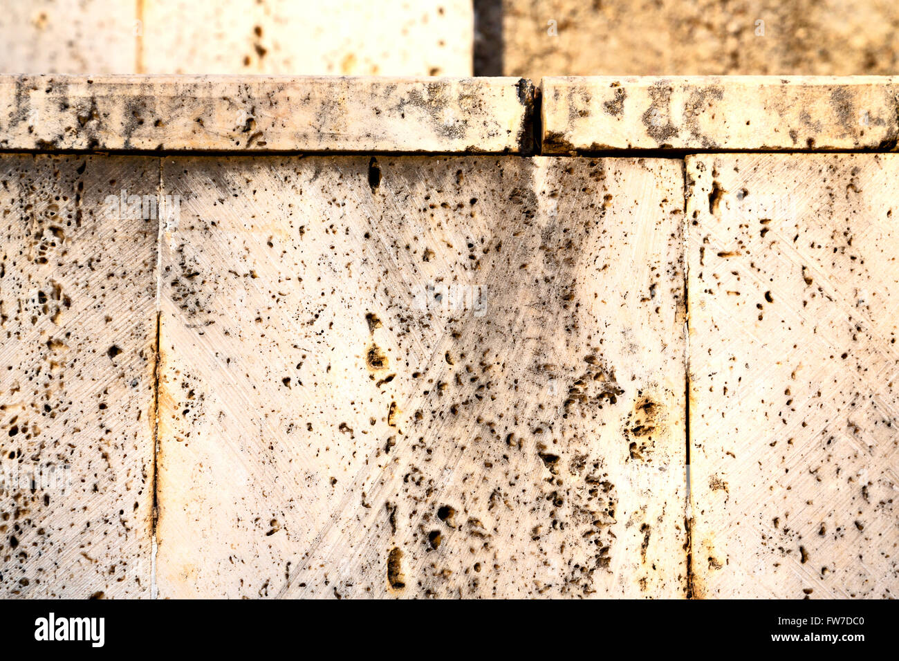 step brick in greece old wall and texture material the background Stock ...
