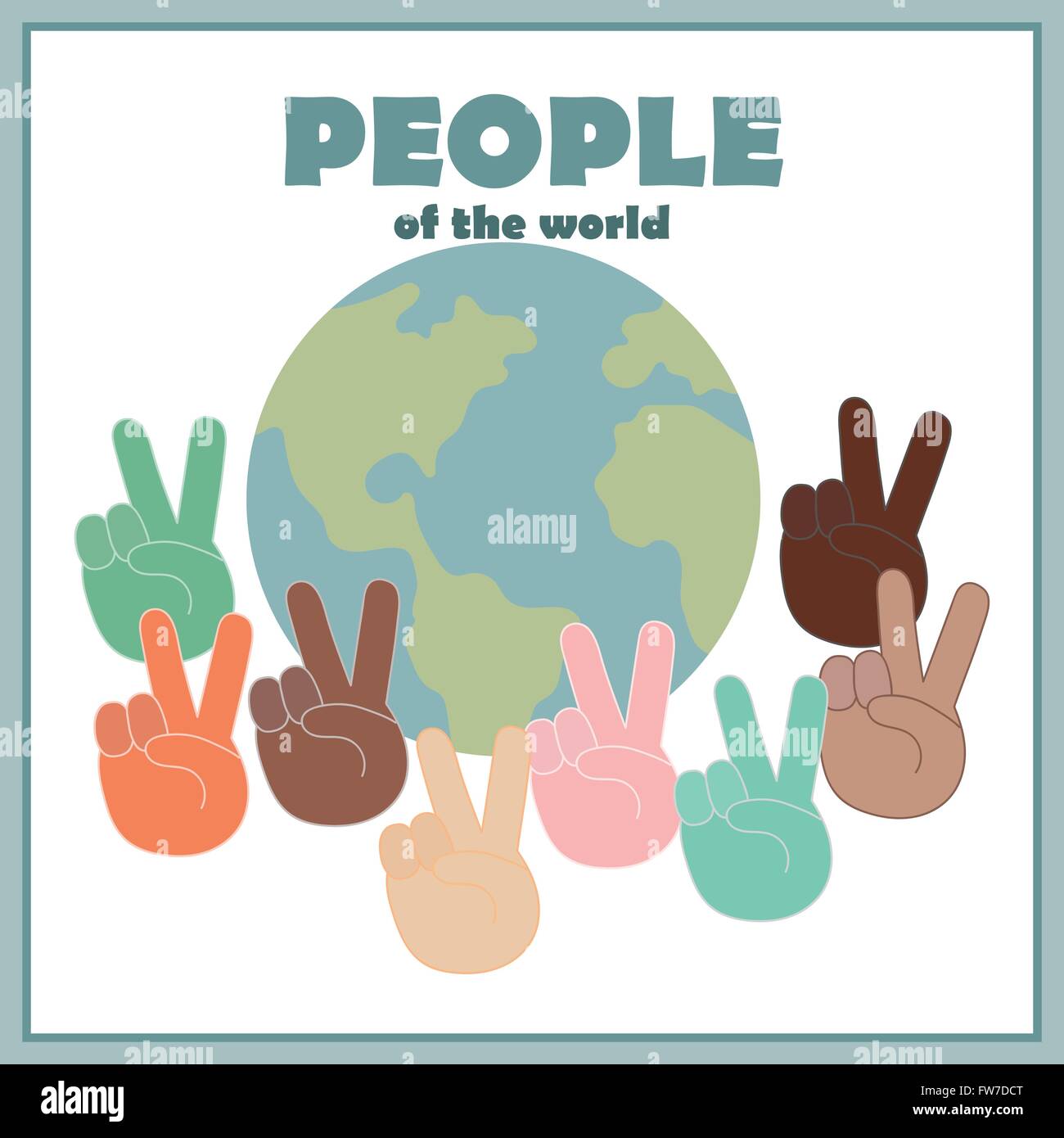All nationalities and the world Stock Vector Image & Art - Alamy