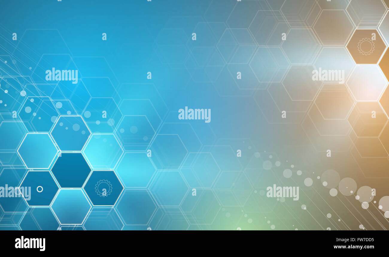 Abstract cell background. Medicine and sciense research. Vector Stock ...