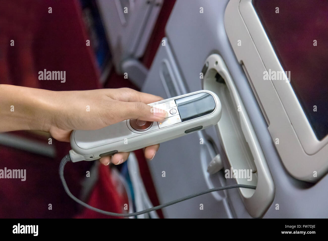 Tv airplane hi-res stock photography and images - Alamy