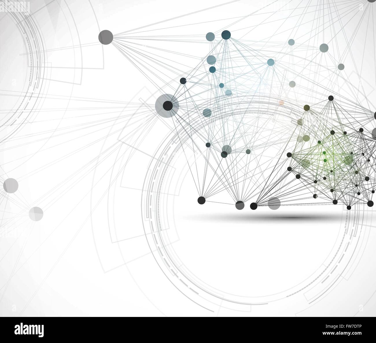 Abstract tech background. Futuristic interface. Vector illustration ...