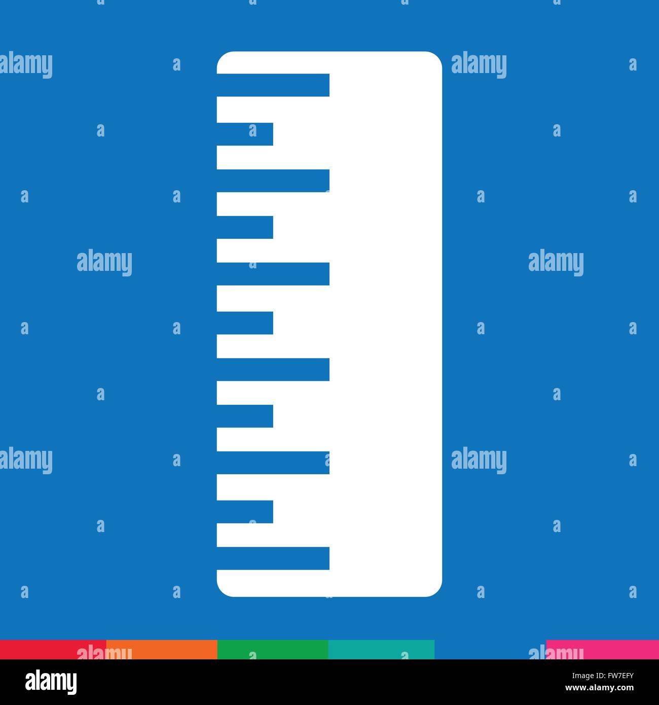 Ruler Icon Illustration sign design Stock Vector Image & Art - Alamy