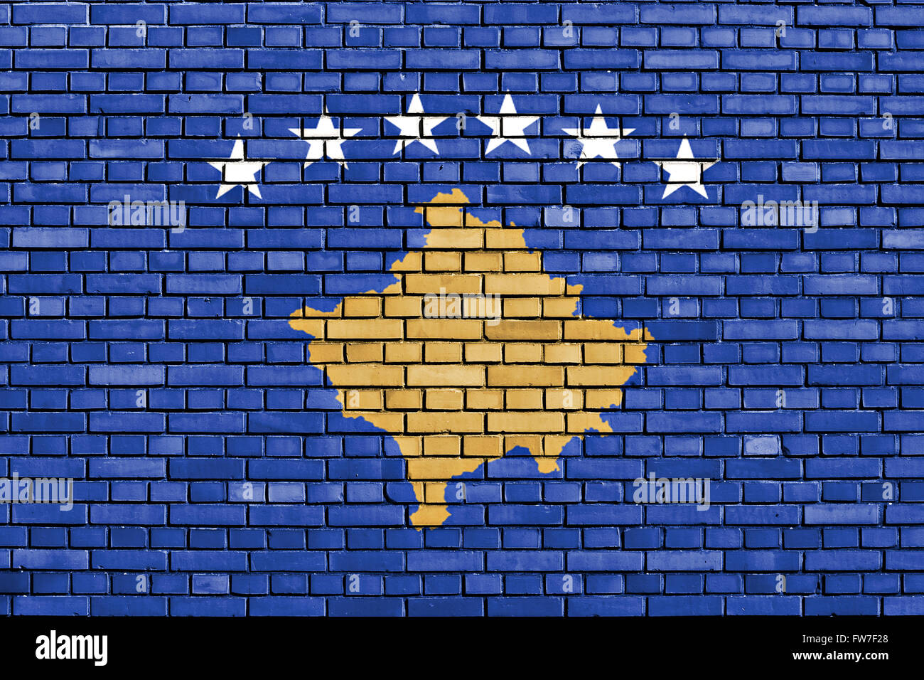 Kosovo national flag hi-res stock photography and images - Alamy