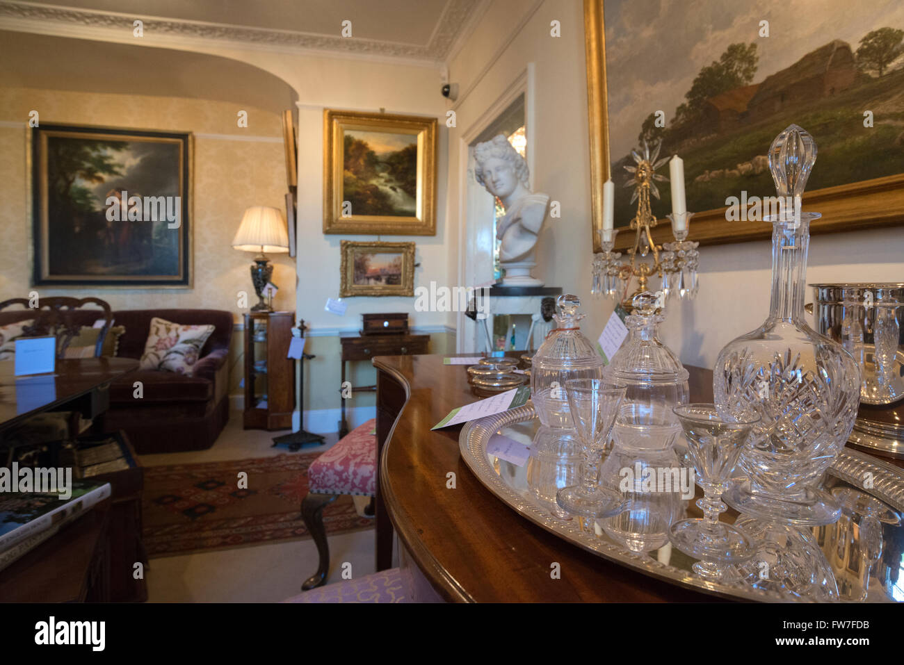 Great Grooms Antique Shop - Interior. Hungerford, England Stock Photo ...