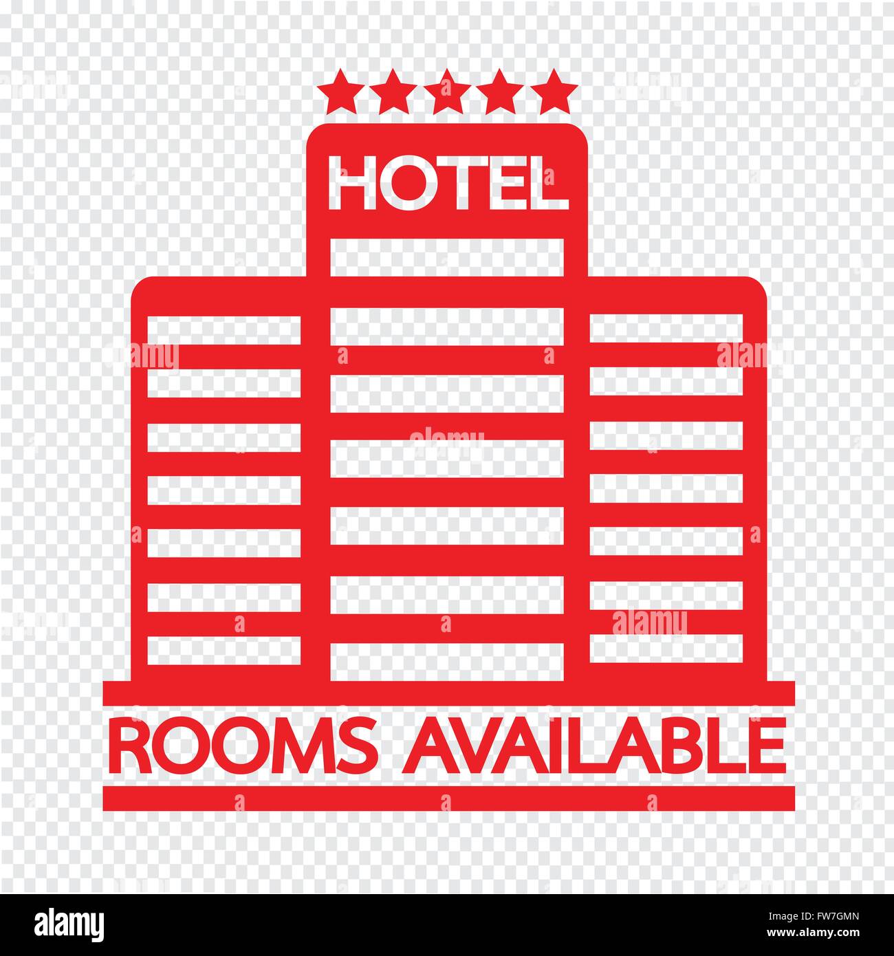 Hotel Rooms Available icon Illustration design Stock Vector Image & Art ...