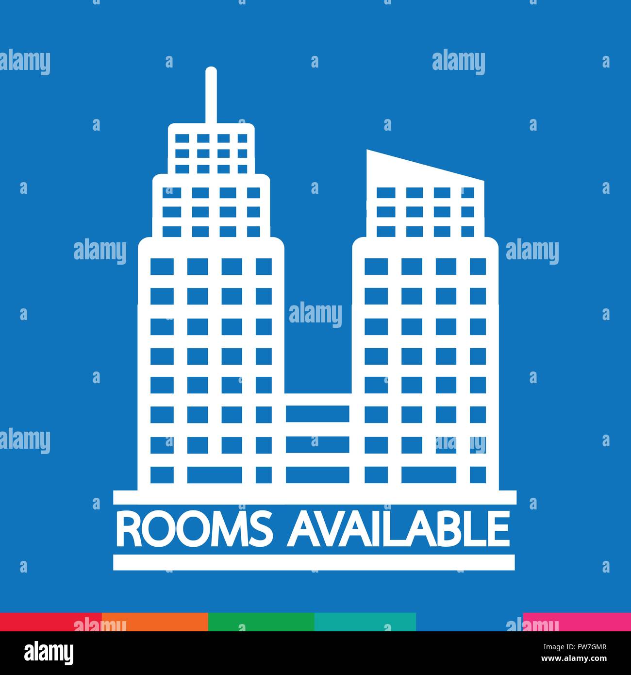 Hotel Rooms Available icon Illustration design Stock Vector Image & Art ...