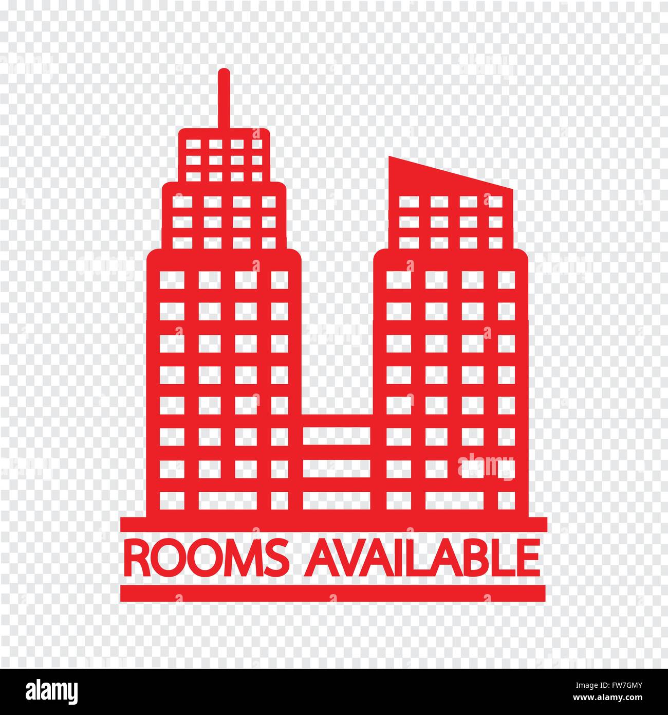 Hotel Rooms Available icon Illustration design Stock Vector Image & Art ...
