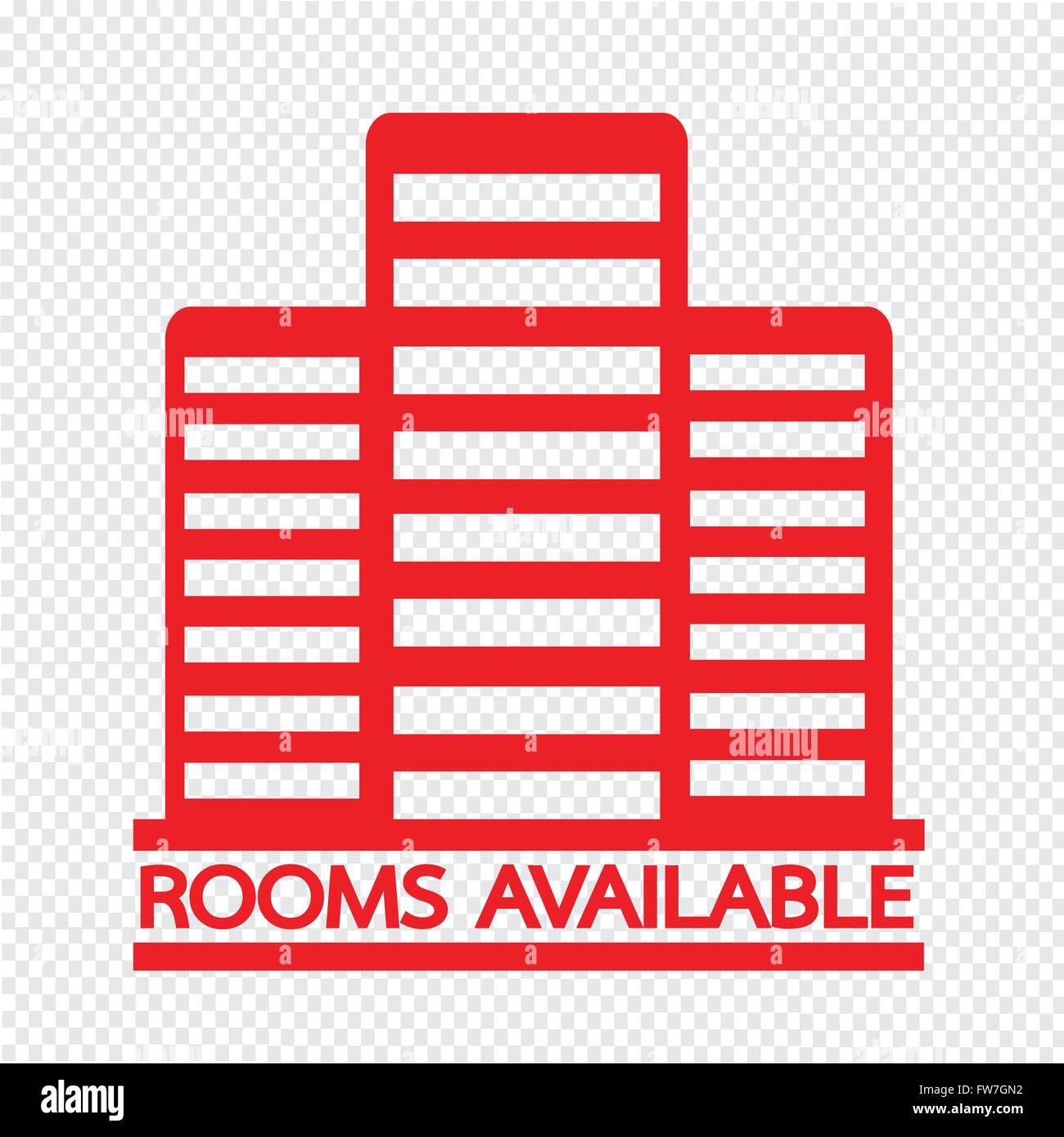 Hotel Rooms Available icon Illustration design Stock Vector Image & Art ...