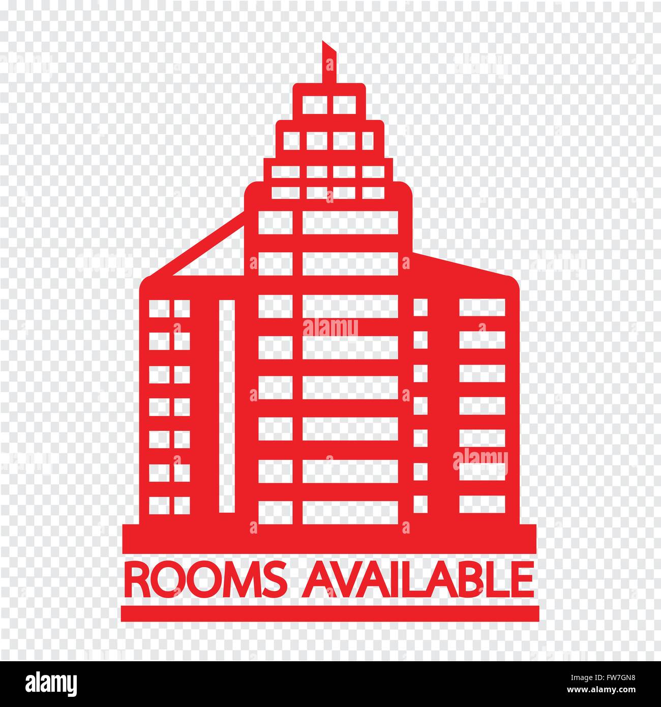 Hotel Rooms Available icon Illustration design Stock Vector Image & Art ...