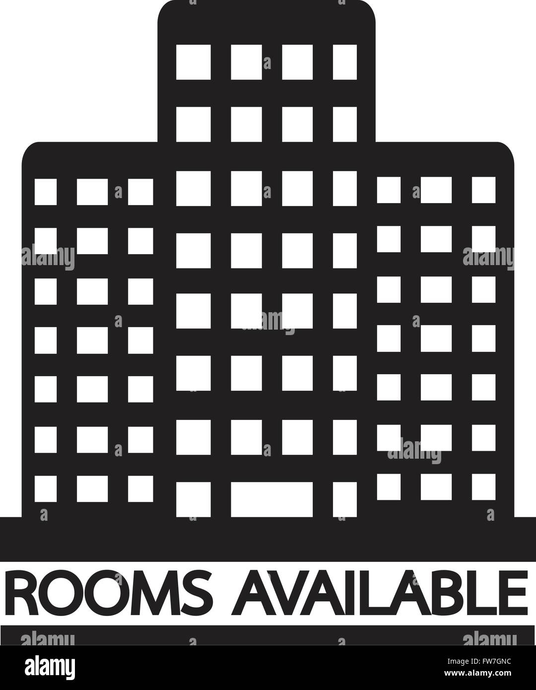 Hotel Rooms Available icon Illustration design Stock Vector Image & Art ...