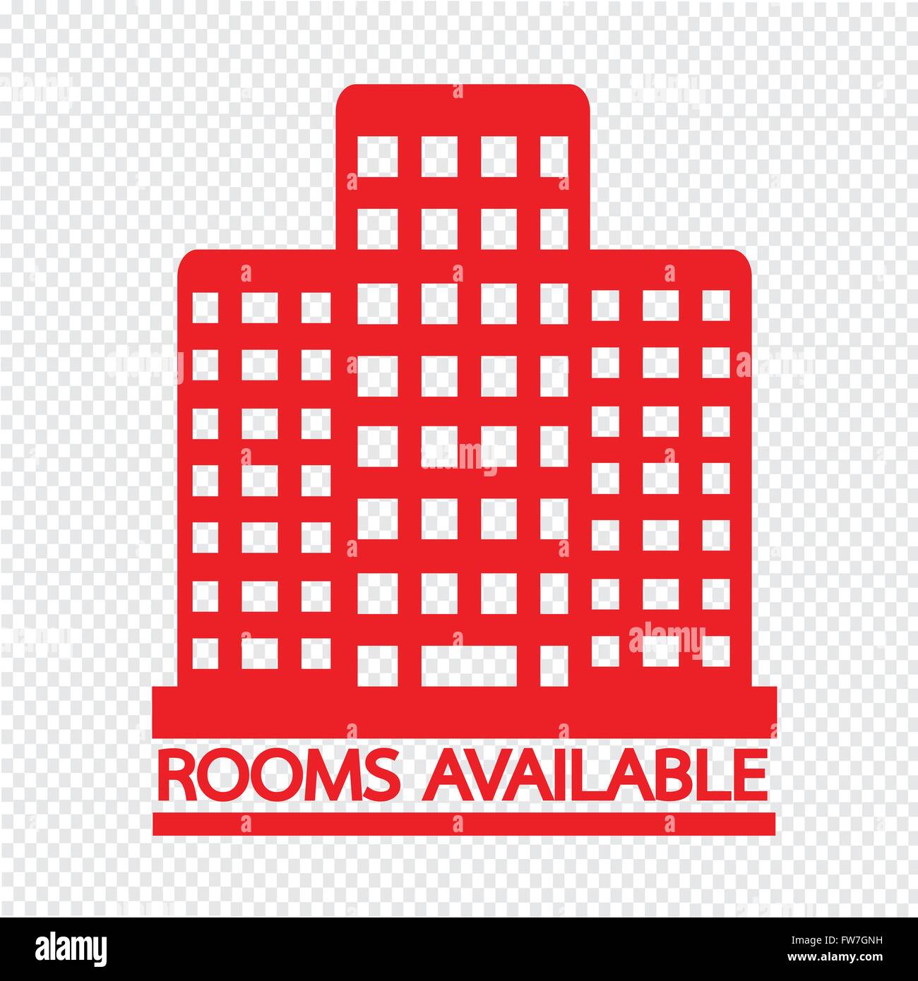 Hotel Rooms Available icon Illustration design Stock Vector Image & Art ...
