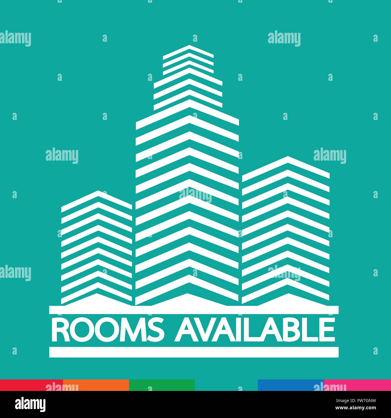 Hotel Rooms Available icon Illustration design Stock Vector Image & Art ...