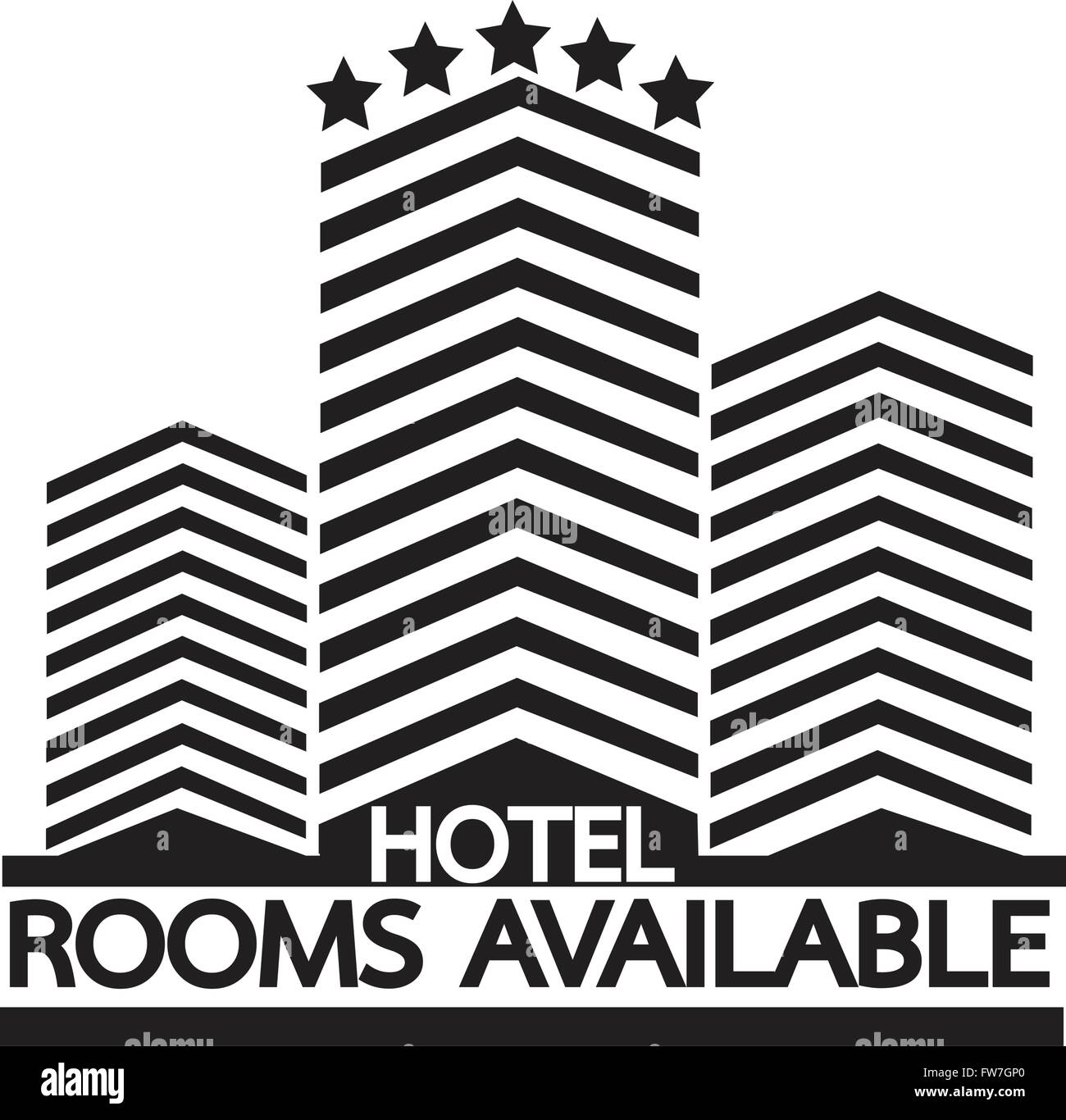 Hotel Rooms Available icon Illustration design Stock Vector Image & Art ...