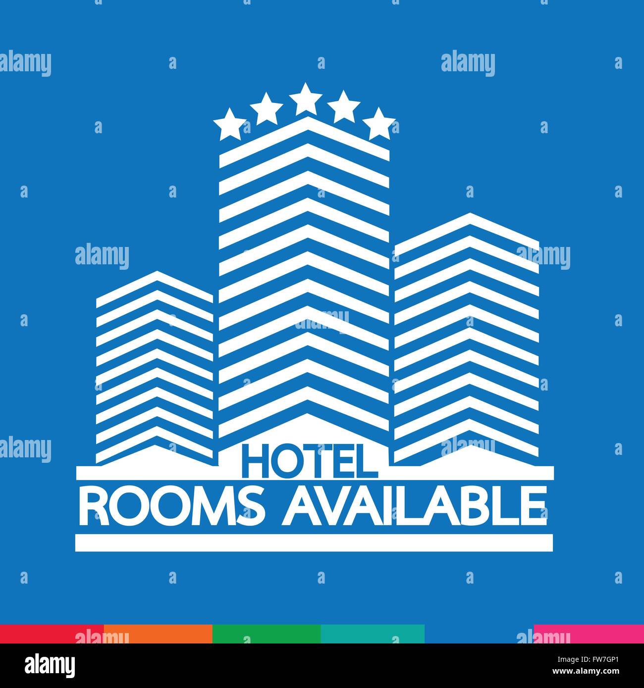Hotel Rooms Available icon Illustration design Stock Vector Image & Art ...