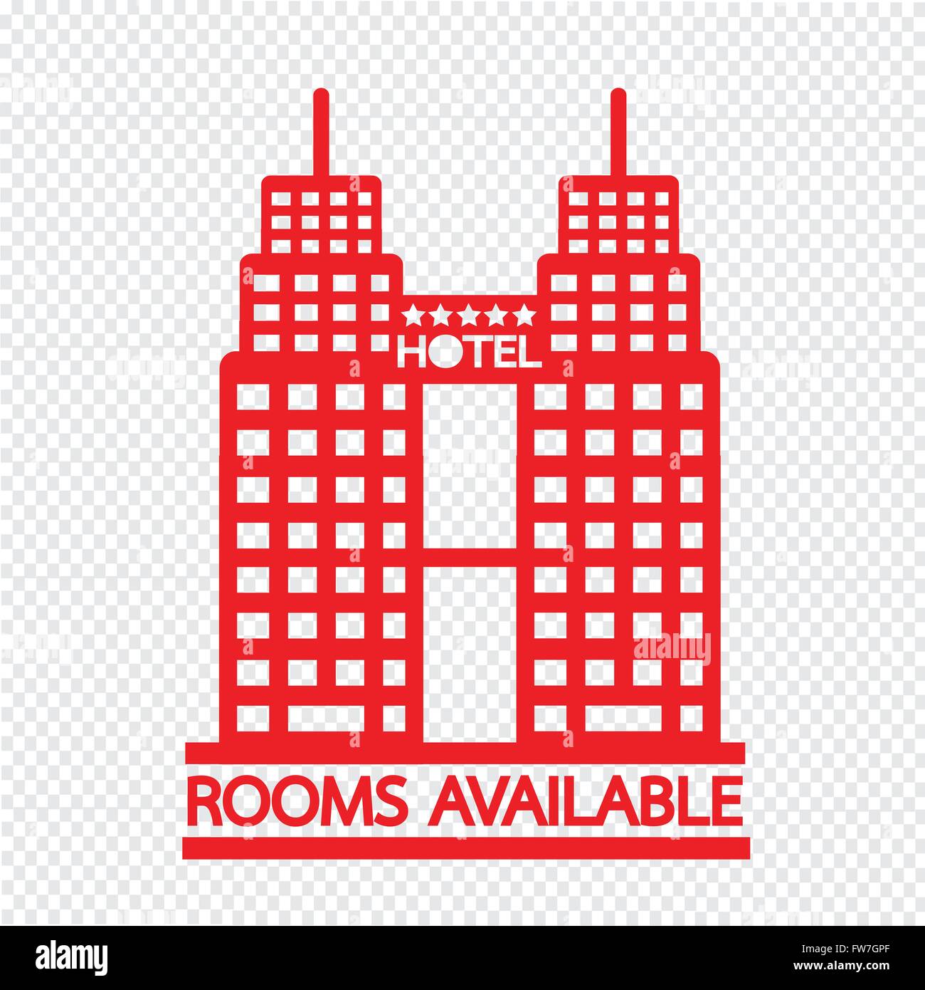 Hotel Rooms Available icon Illustration design Stock Vector Image & Art ...