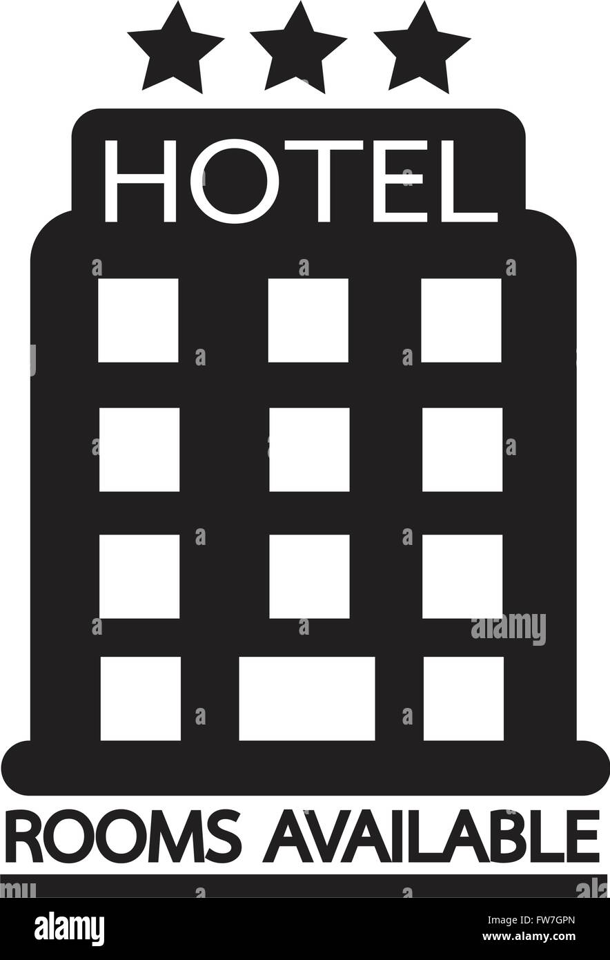 Hotel Rooms Available icon Illustration design Stock Vector Image & Art ...