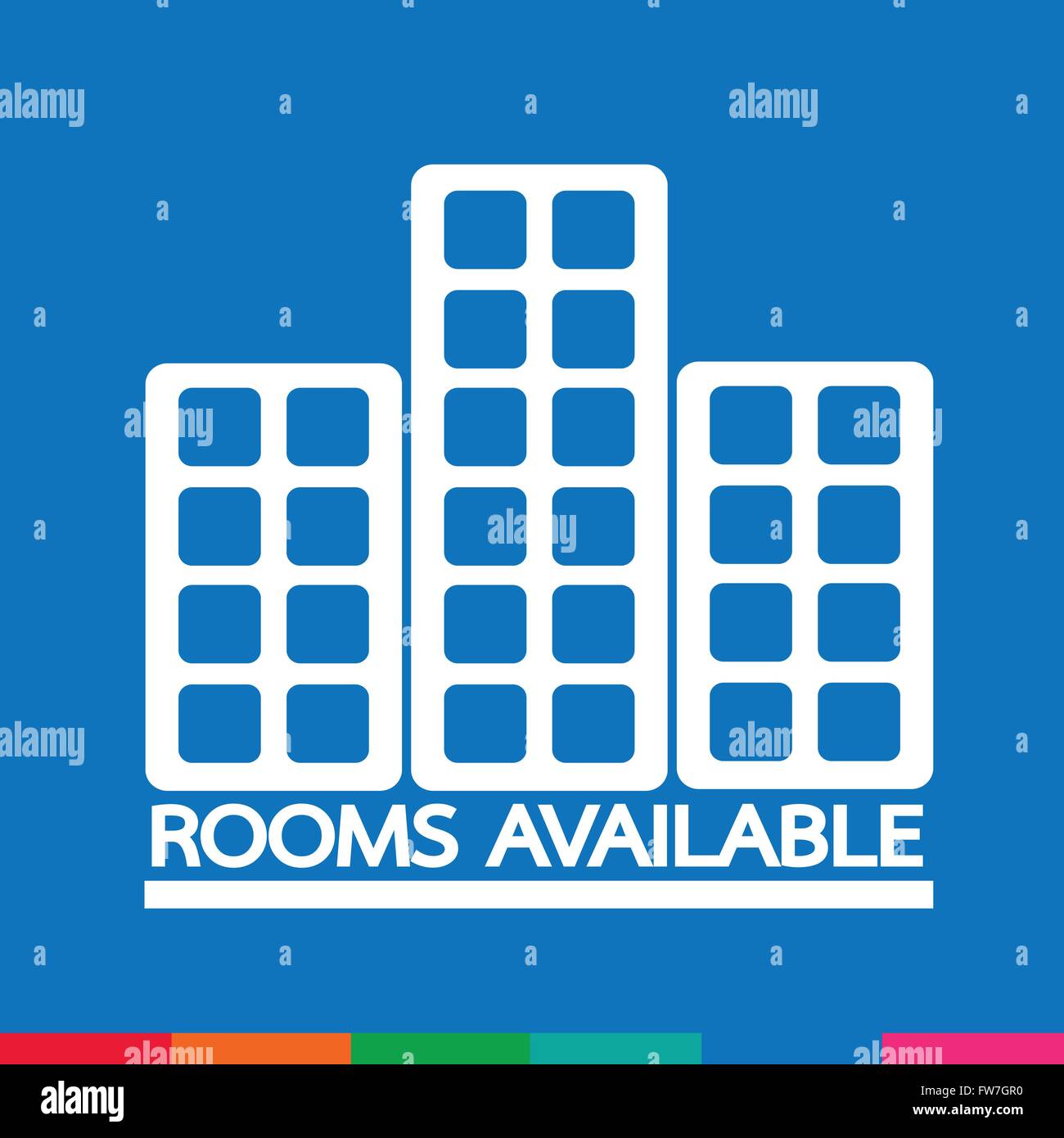 Hotel Rooms Available icon Illustration design Stock Vector Image & Art ...