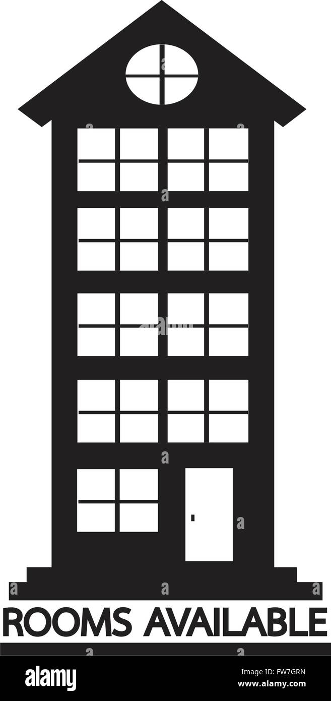 Hotel Rooms Available icon Illustration design Stock Vector Image & Art ...