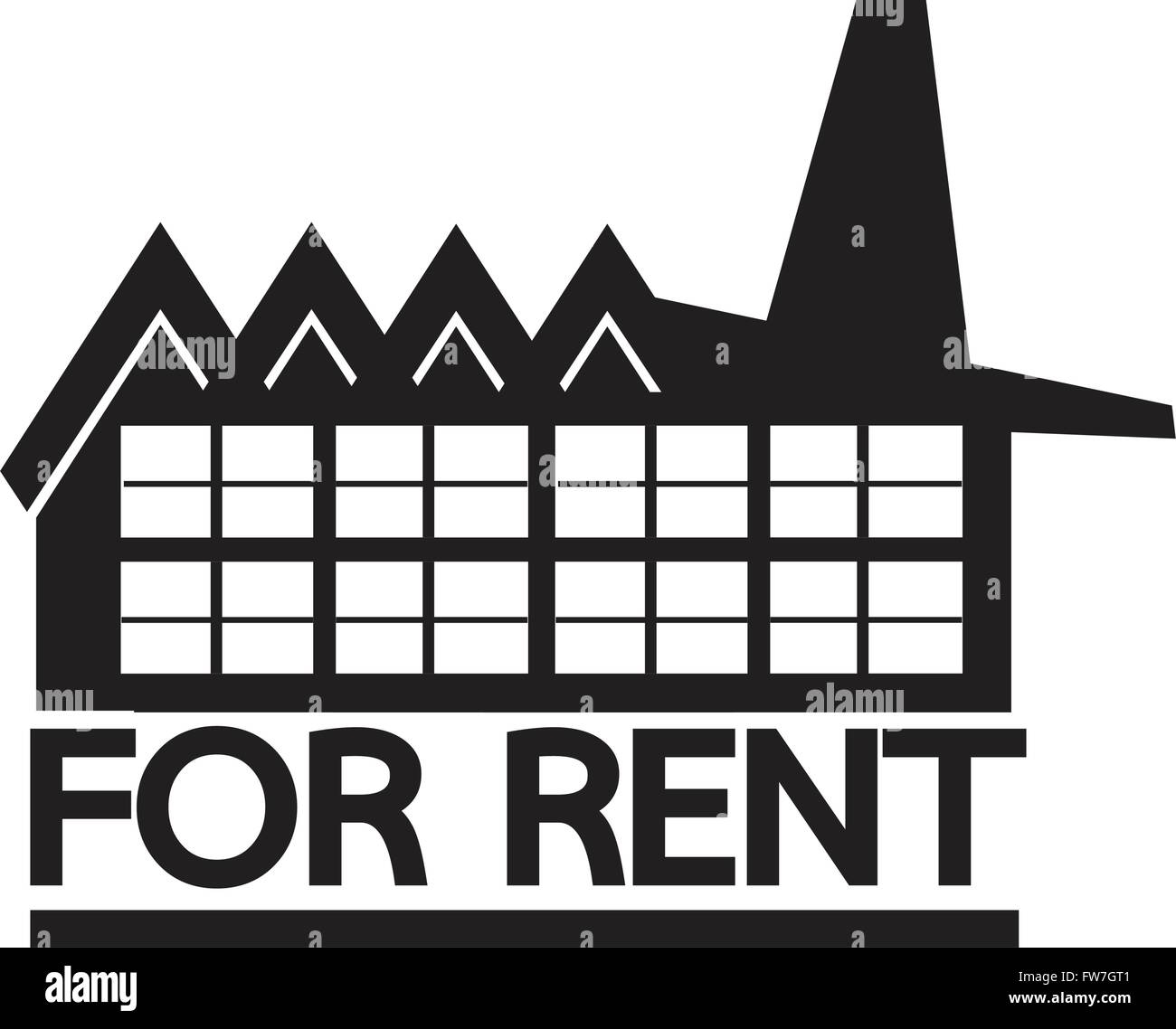 Warehouse storage for rent icon Illustration design Stock Vector Image ...