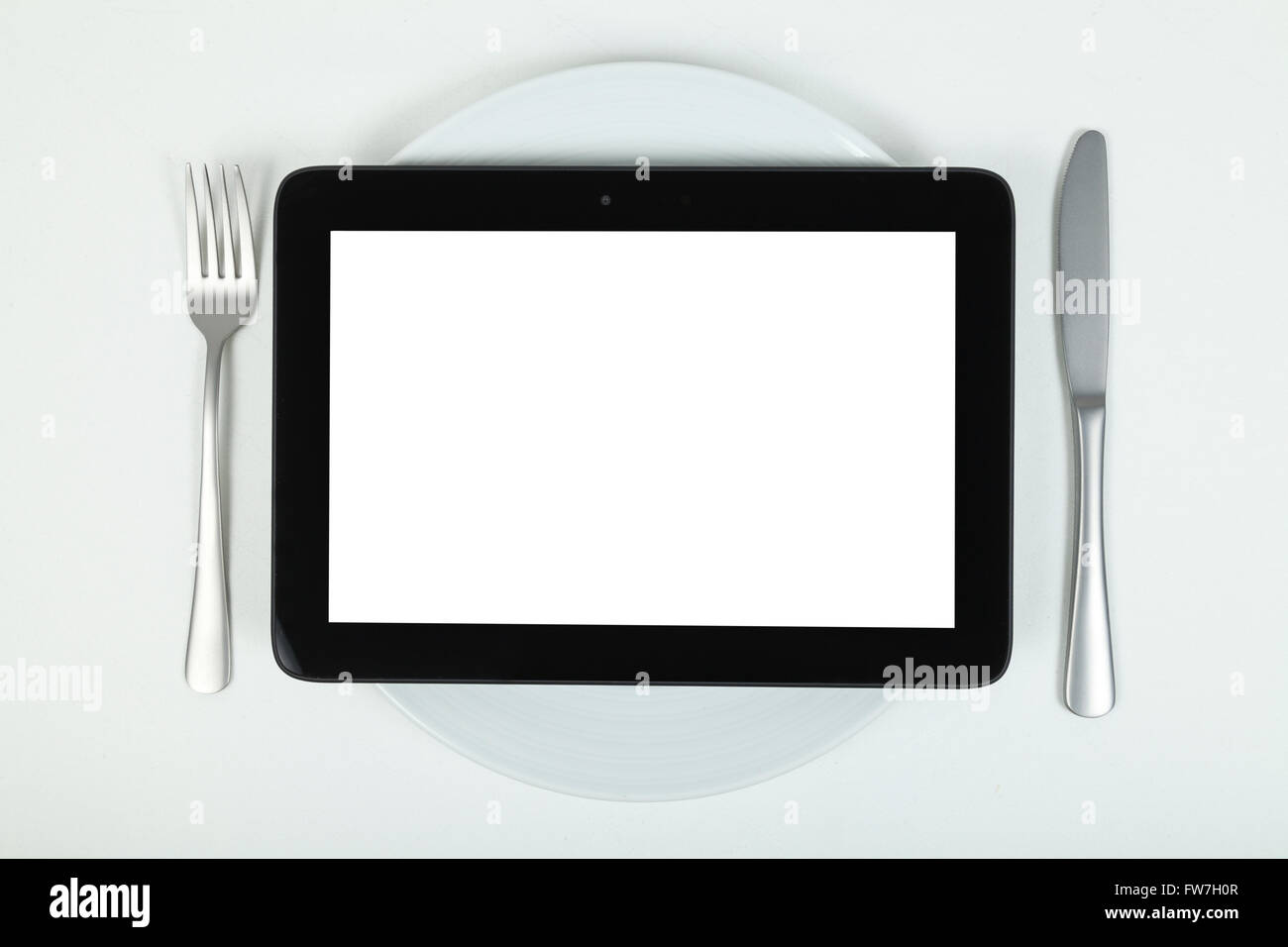 Menu restaurant tablet hi-res stock photography and images - Alamy