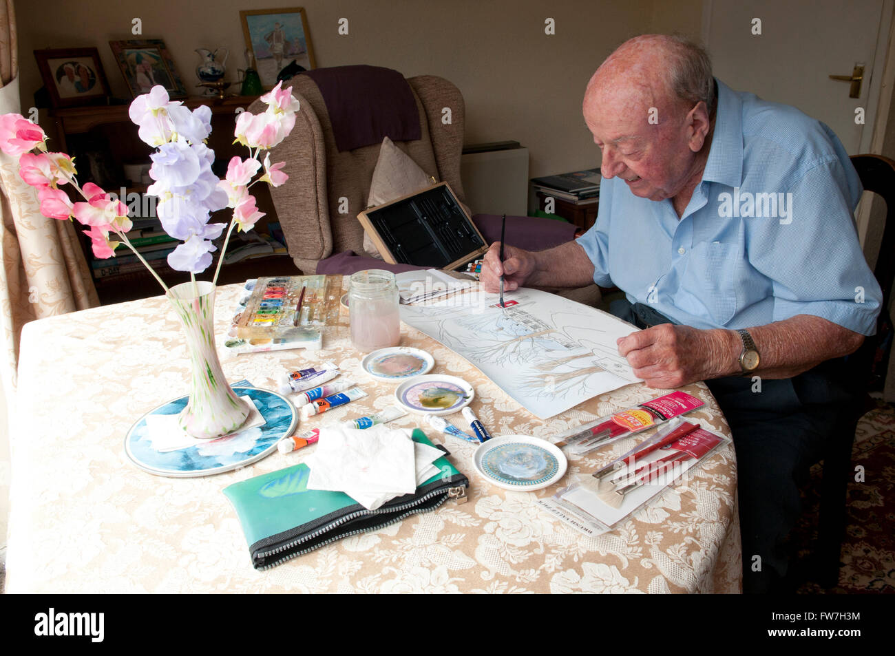 Ageing painting hi-res stock photography and images - Alamy