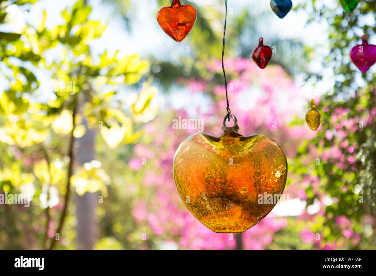 Flying hearts abstract background hi-res stock photography and images ...