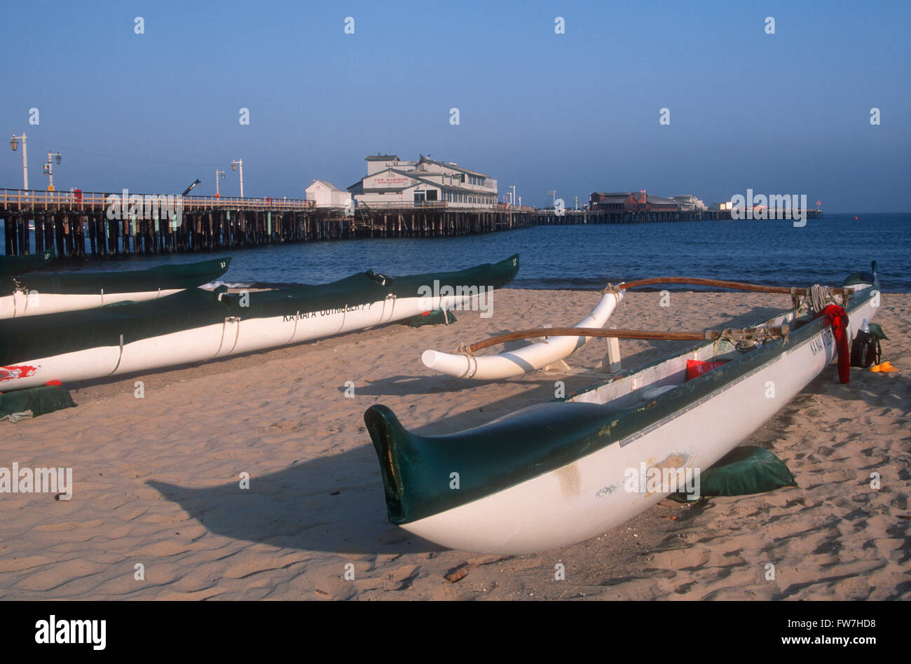 Boats and Historic Wharf, Monterey, California, U.S.A Stock Photo - Alamy