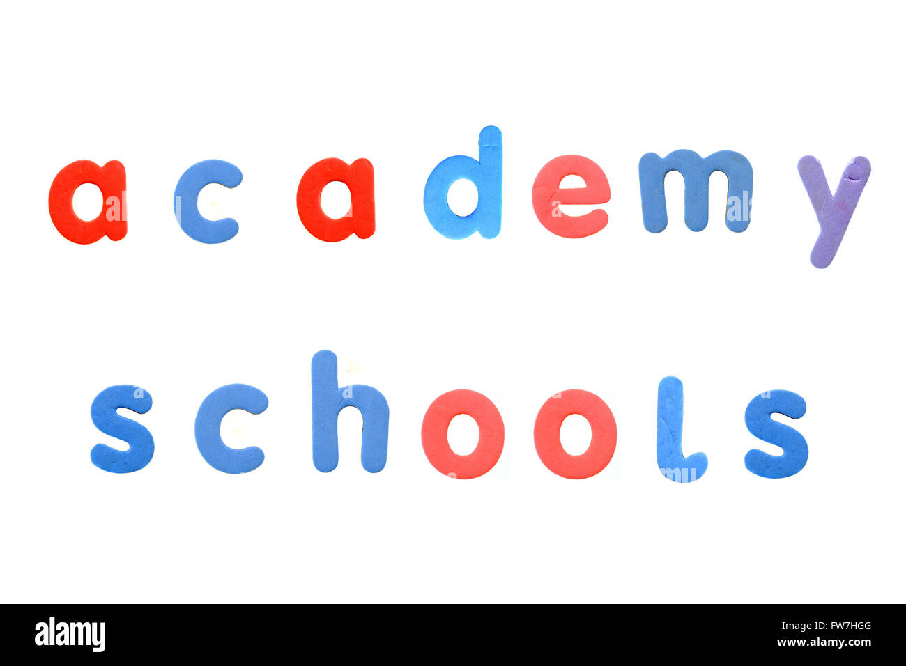 Academy alphabet letters hi-res stock photography and images - Alamy