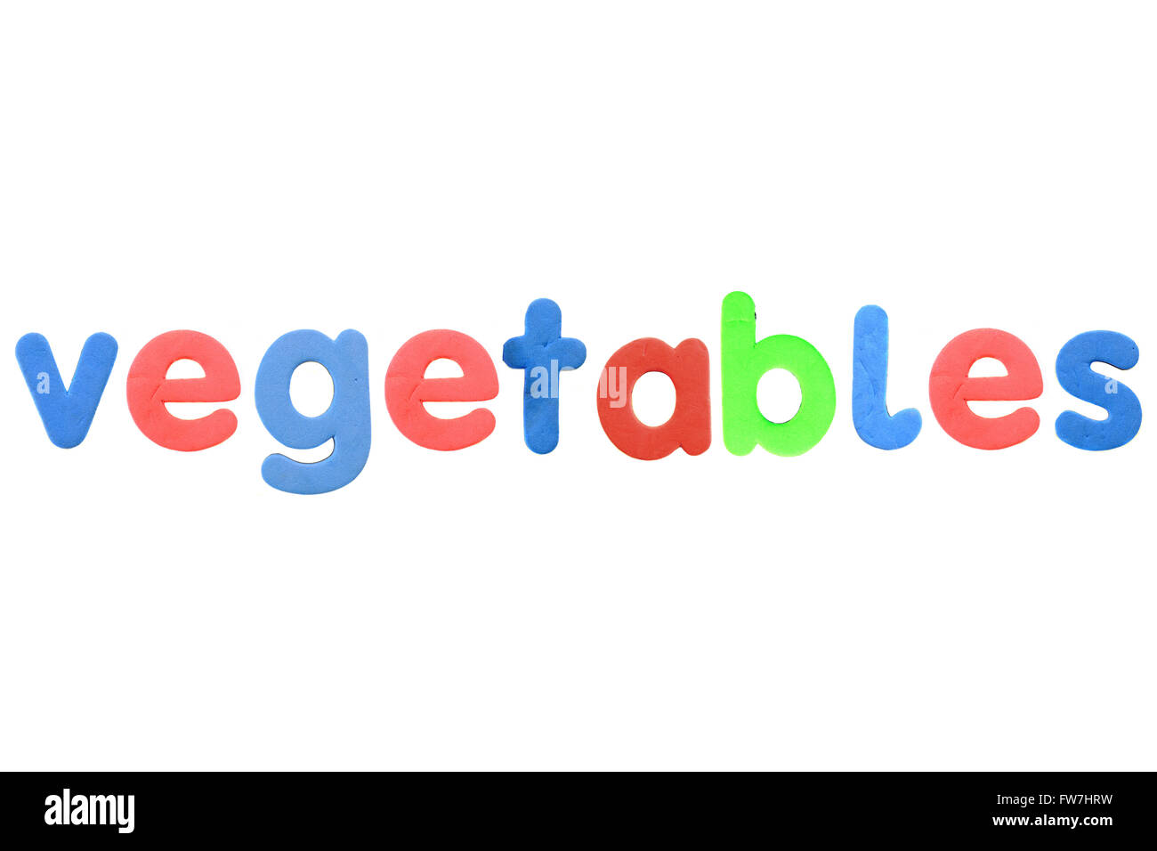 Vegetables fridge alphabet hi-res stock photography and images - Alamy