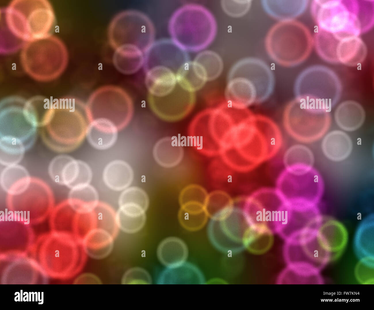multi colored bokeh lights circular shapes Stock Photo - Alamy