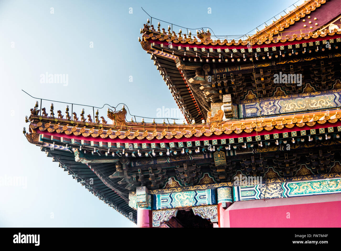 Gate of Heavenly Peace - entrance to the Palace Museum in Beijin Stock ...