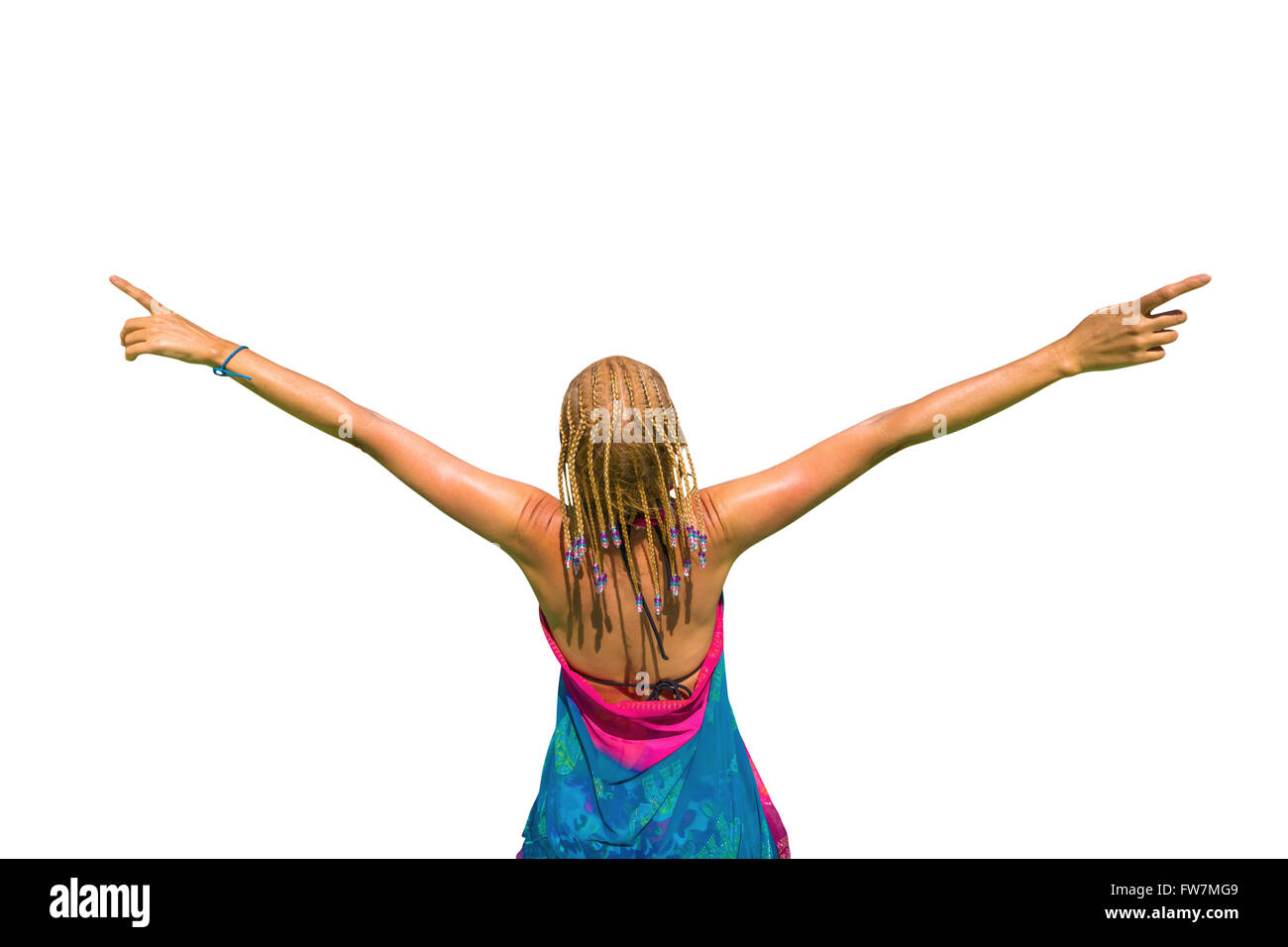 Freedom happy woman Stock Photo - Alamy