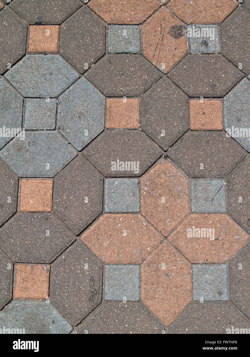 Brick footpath surface Stock Photo - Alamy