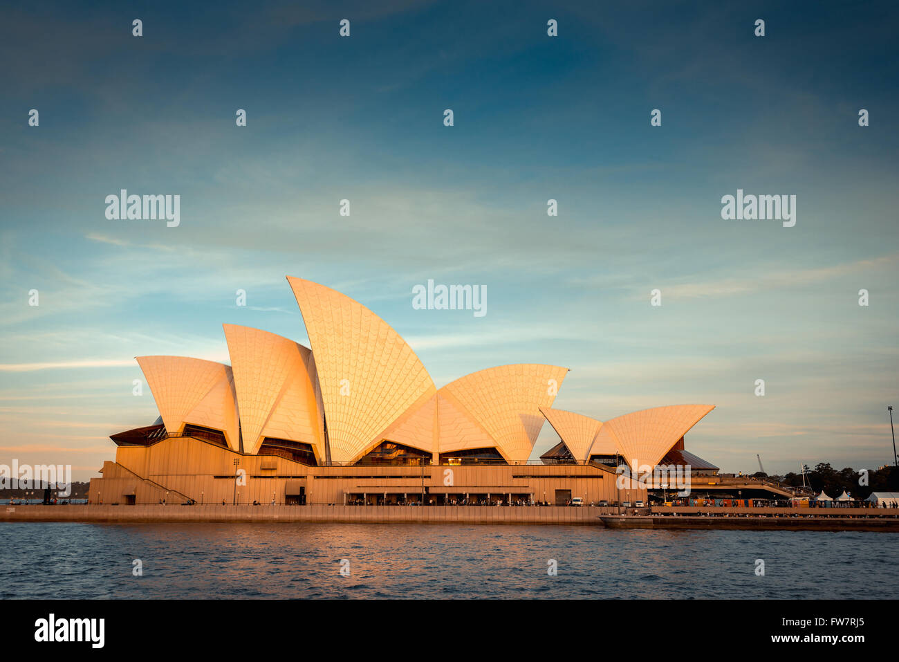 Sydney, Australia - November 11, 2016: Opera House at sunset. View from ...