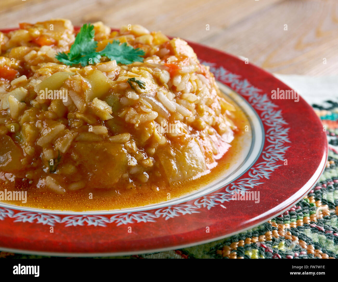Paprykarz szczecinski. Polish paste made by ,fish paste mixing with ...