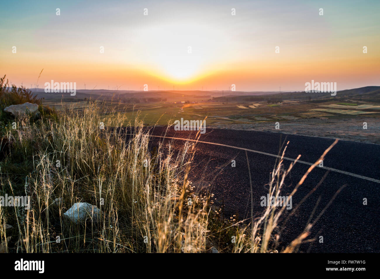 Grassland scenery in Hebei province, China Stock Photo - Alamy