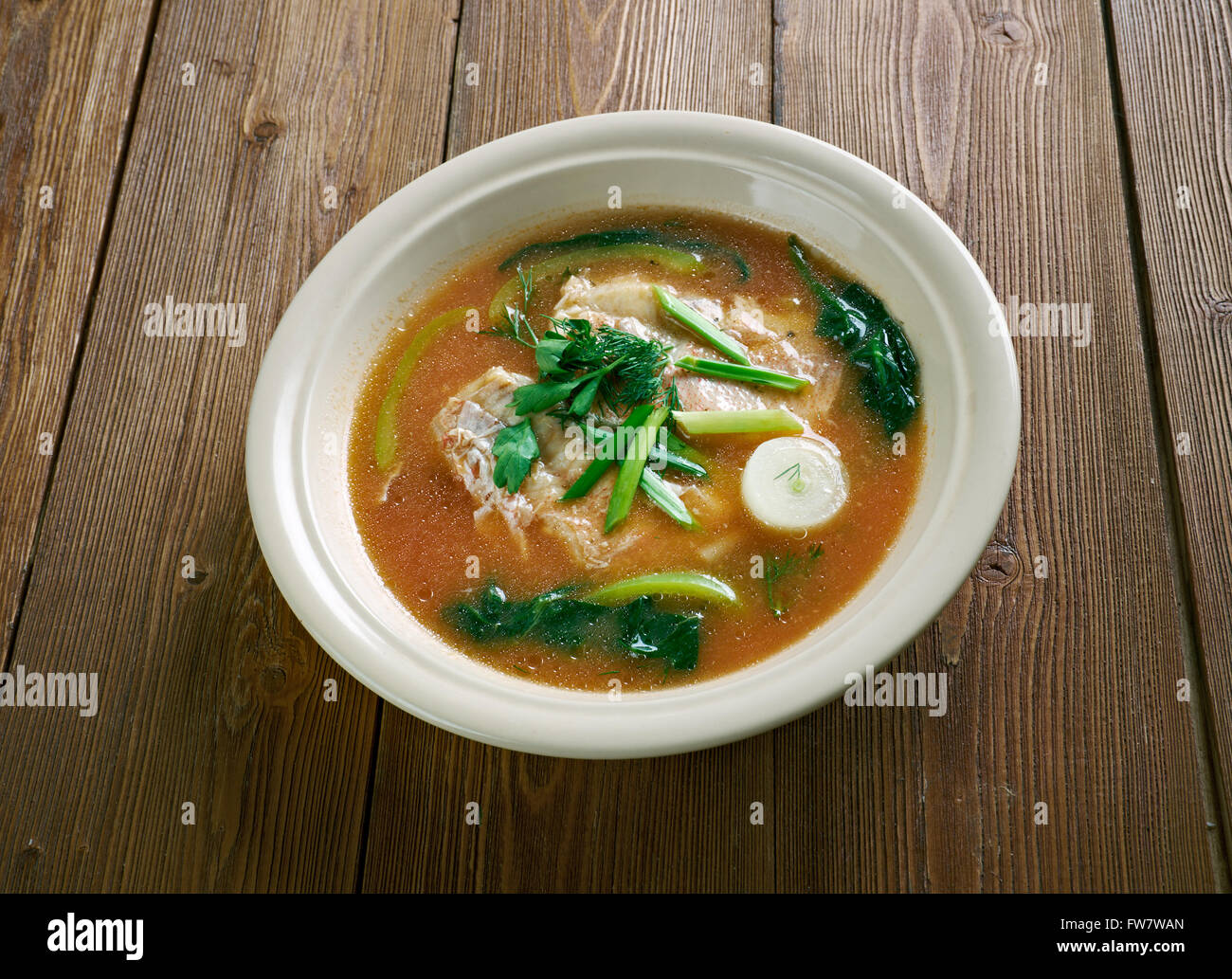 Maeuntang - hot spicy Korean cuisine fish soup Stock Photo - Alamy