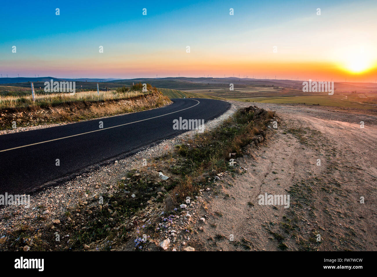 Grassland scenery in Hebei province, China Stock Photo - Alamy