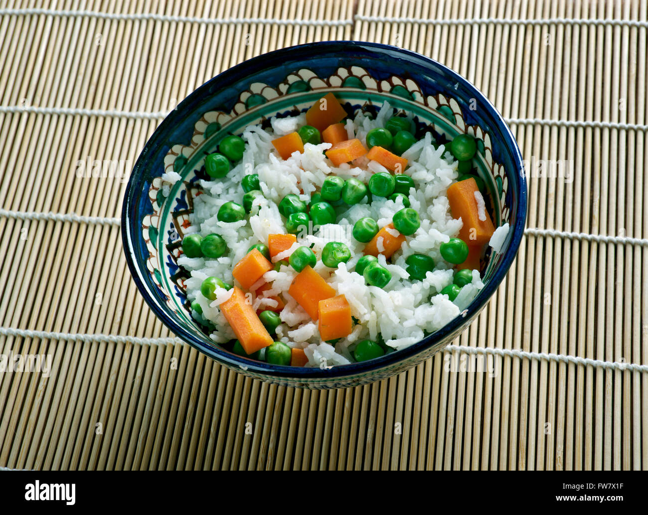 Indian vegan pilaf hi-res stock photography and images - Alamy