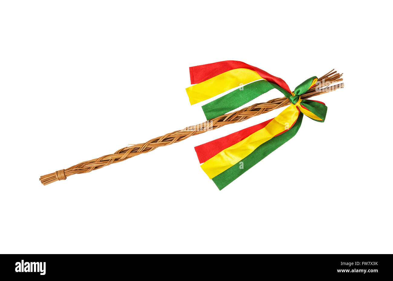 Easter whip on the white background. Symbol of springtime Stock Photo ...