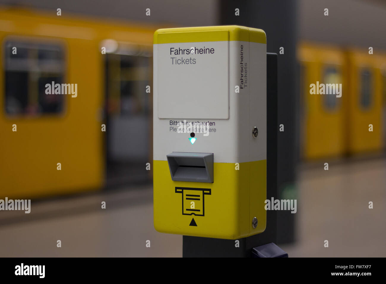 U bahn tickets hi-res stock photography and images - Alamy