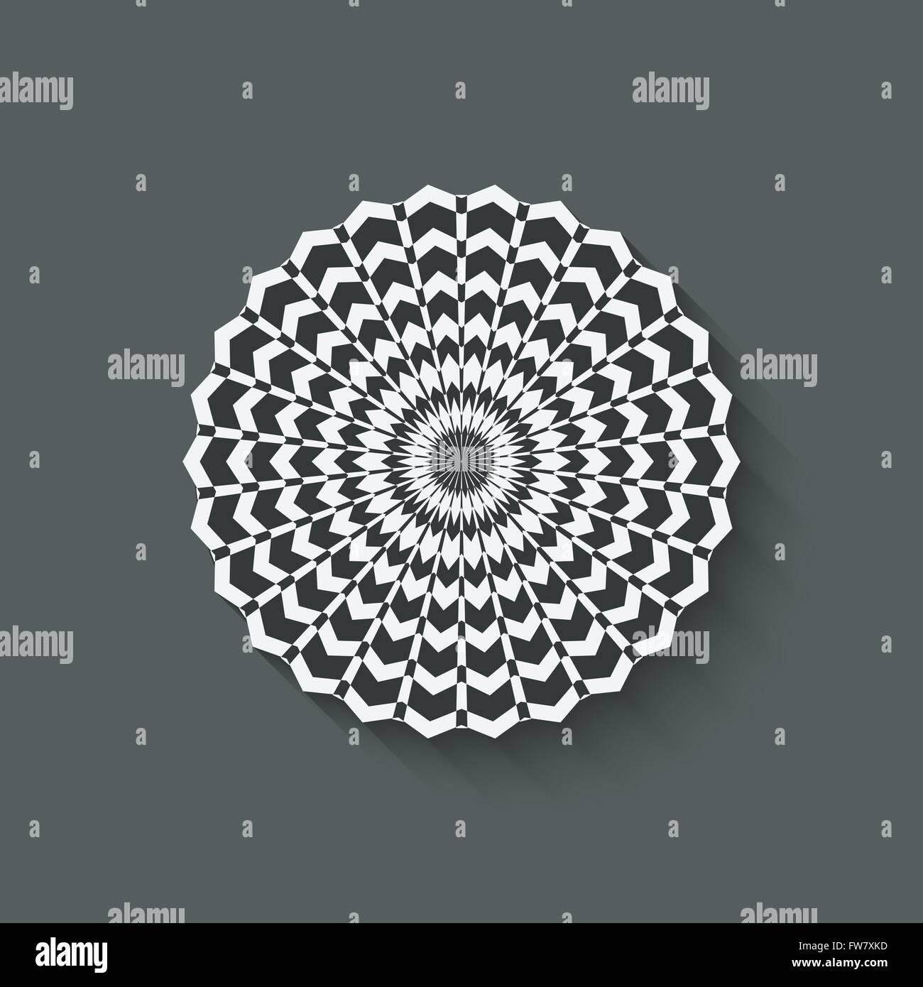 Circular Pattern Design Element Vector Illustration Eps 10 Stock Vector Image And Art Alamy