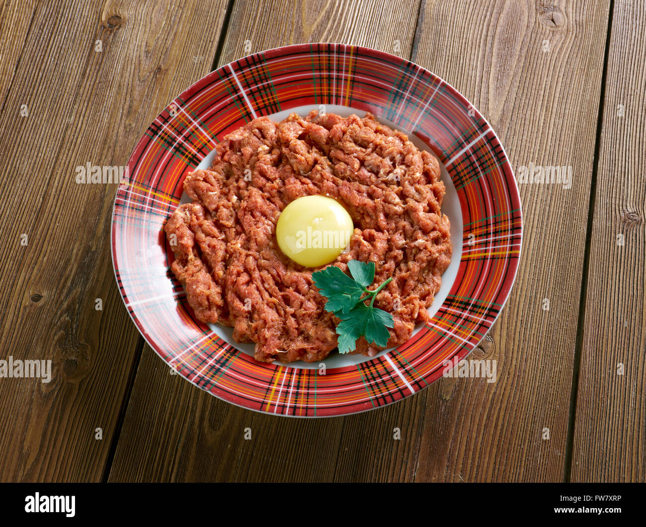 Filet americain - tartare beef. popular in Belgium and the Netherlands ...