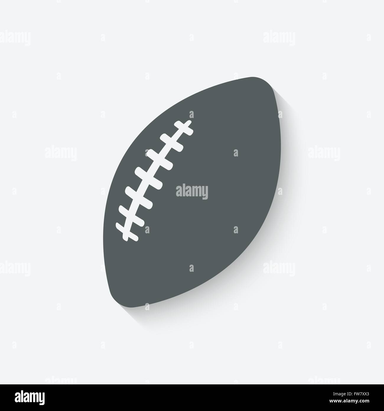 American football sport icon hi-res stock photography and images - Alamy