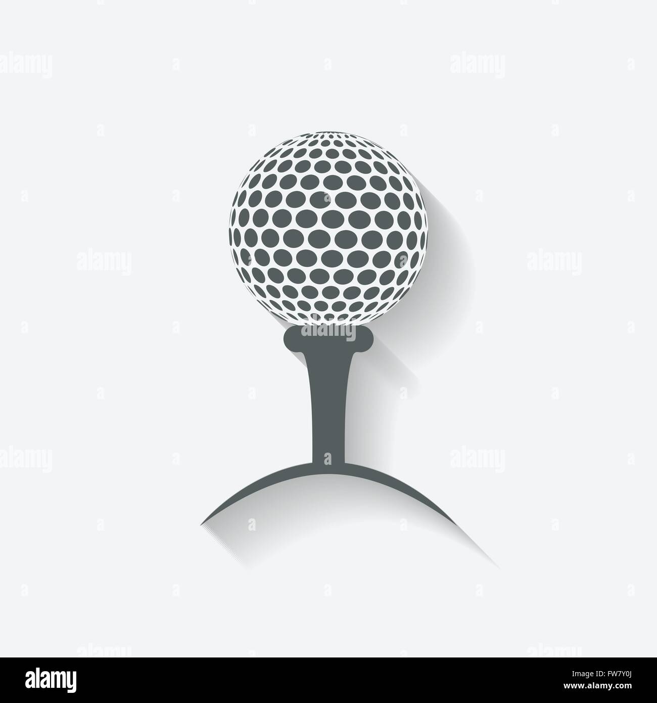 Golf club cutout Stock Vector Images - Alamy